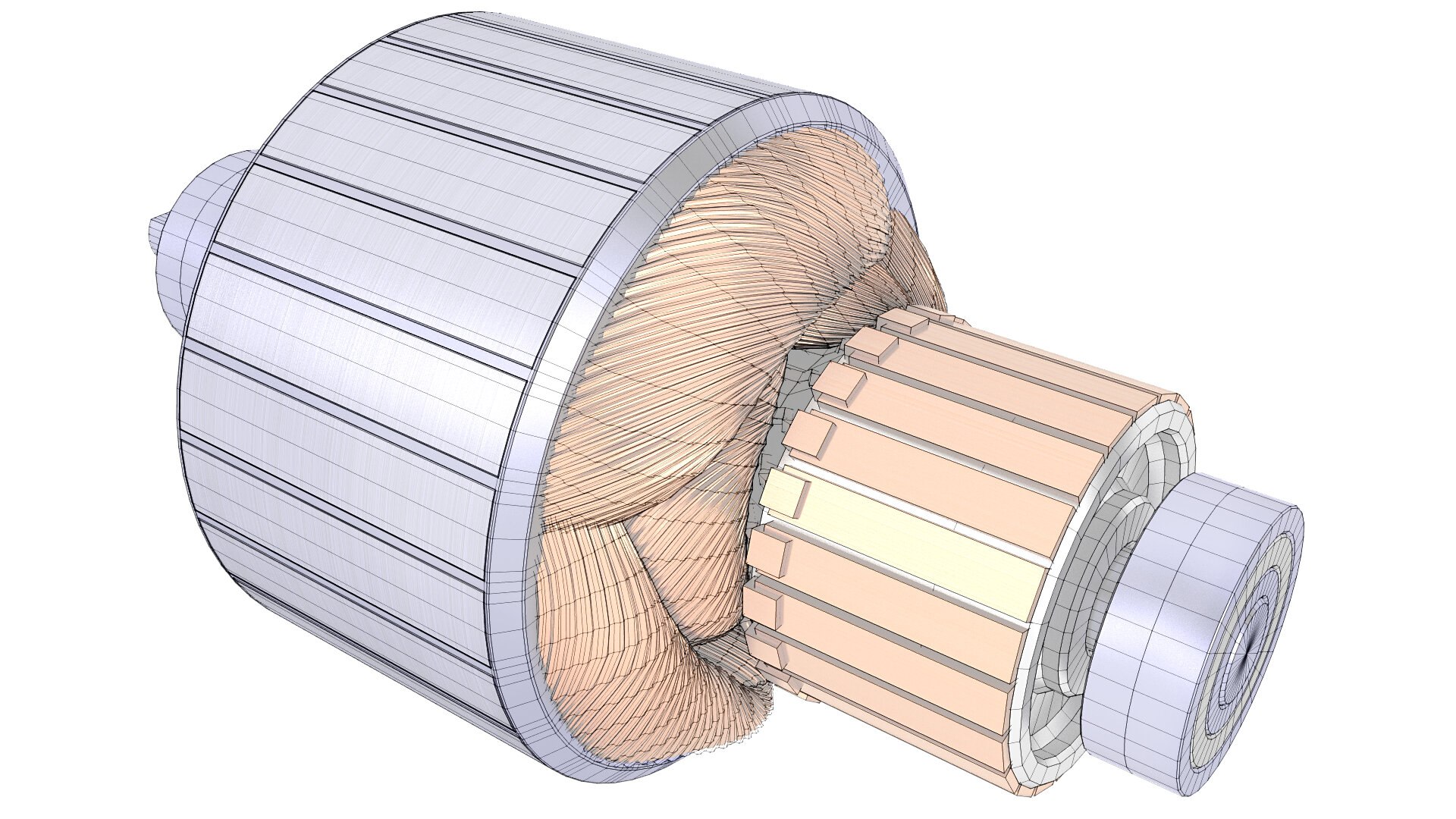 Rotor Electric Motor 3D Model - TurboSquid 1679890
