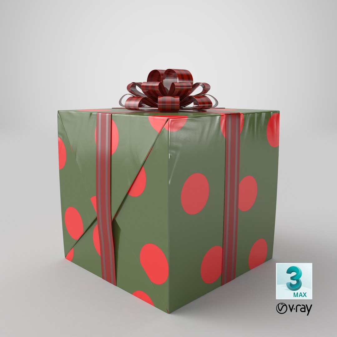 Real Gift Box 3D Model - TurboSquid 1352875