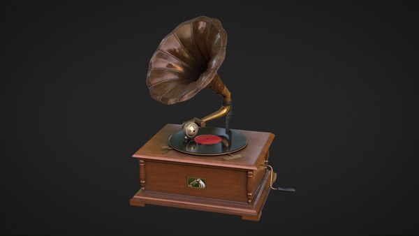 3D Gramophone - TurboSquid 1963252