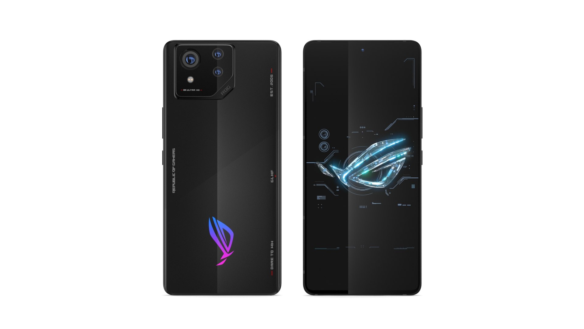 3D Asus ROG Phone 8 Black Model - TurboSquid 2223593