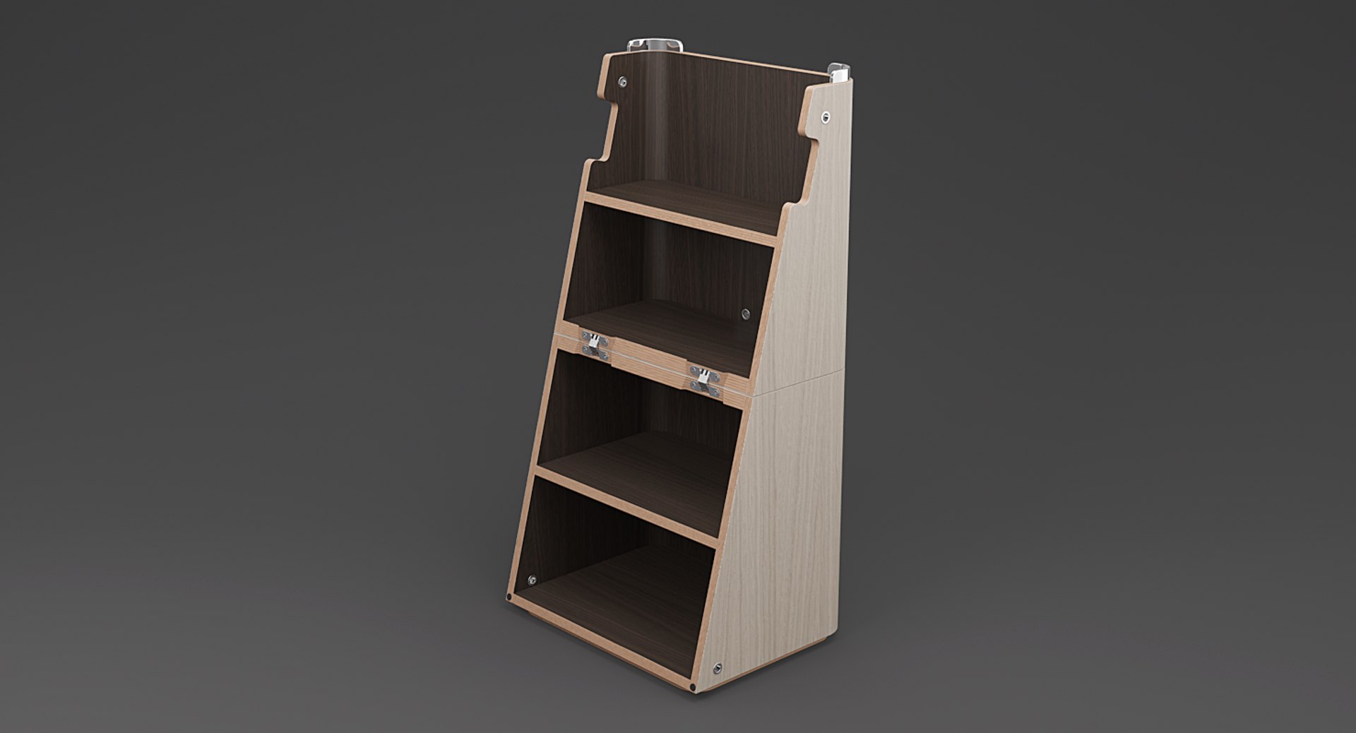 realistic step ladder stool 3d model