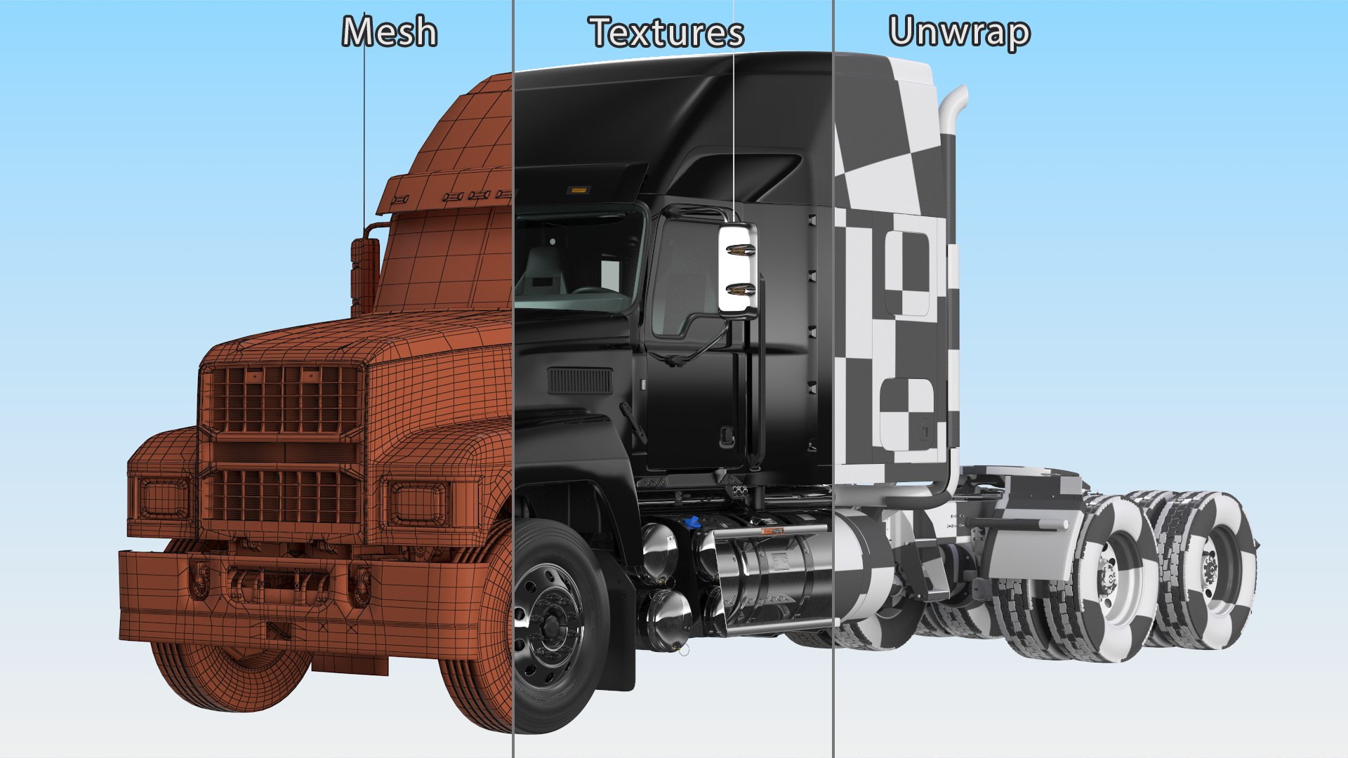 2025 Highway Truck Black 3D Model - TurboSquid 2295978