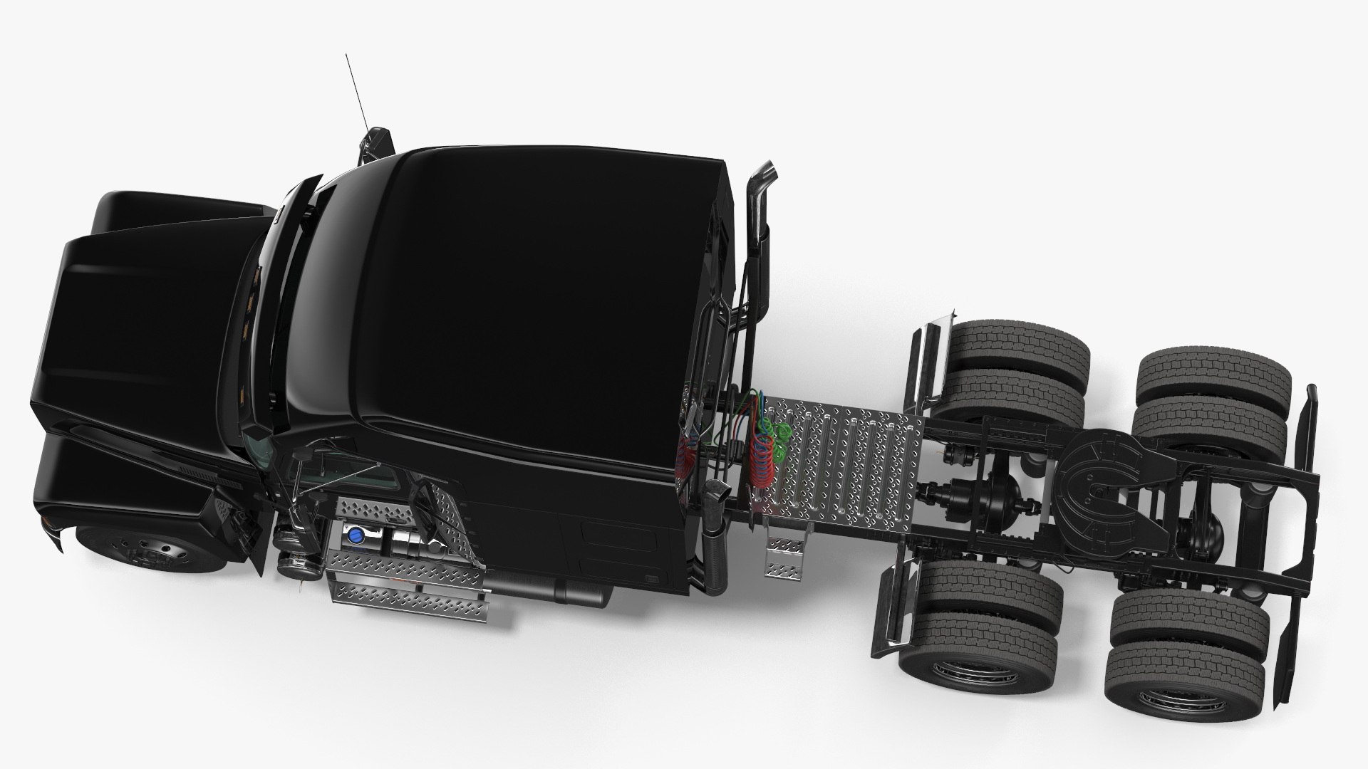 2025 Highway Truck Black 3D Model - TurboSquid 2295978