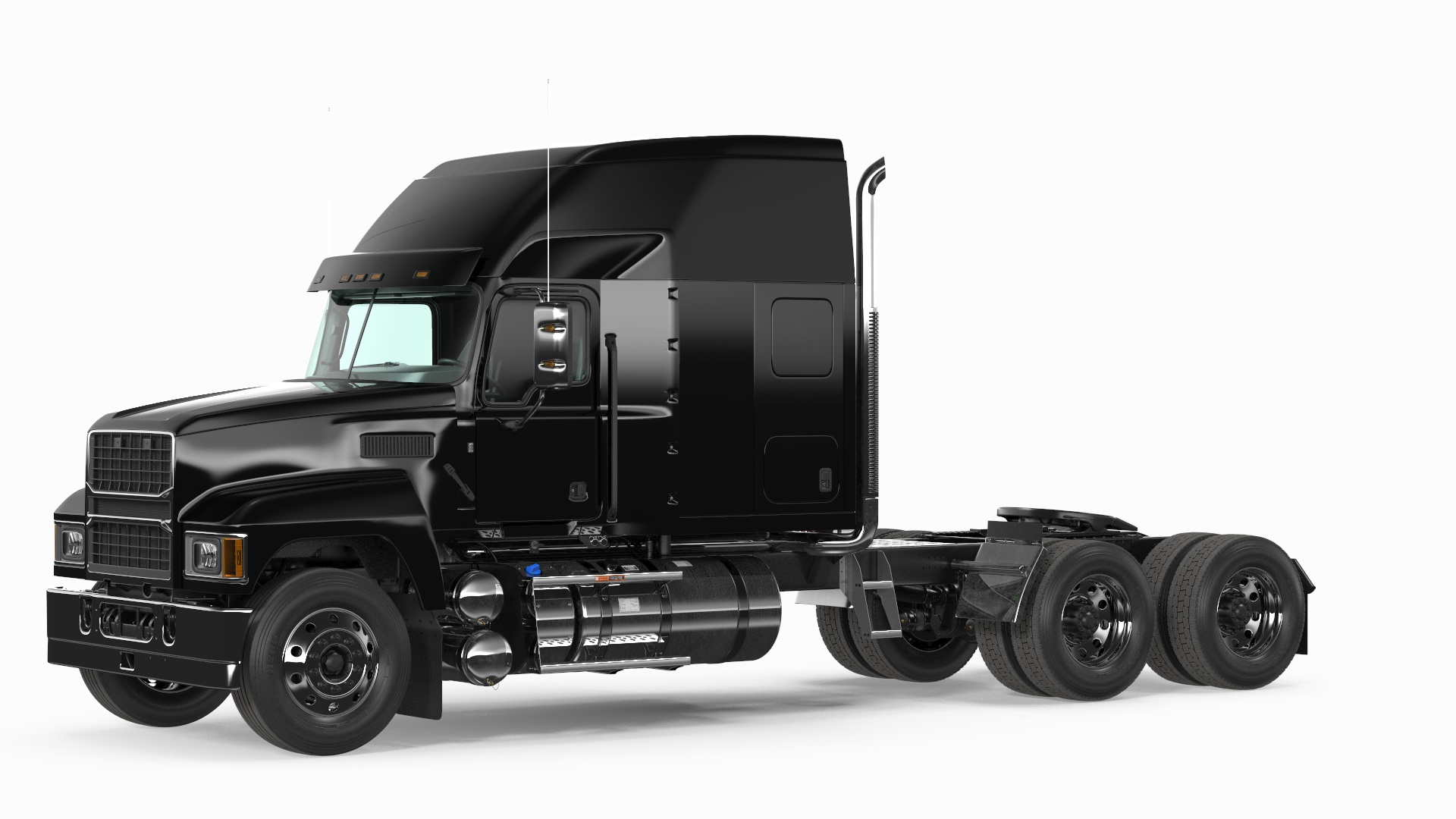 2025 Highway Truck Black 3D Model - TurboSquid 2295978