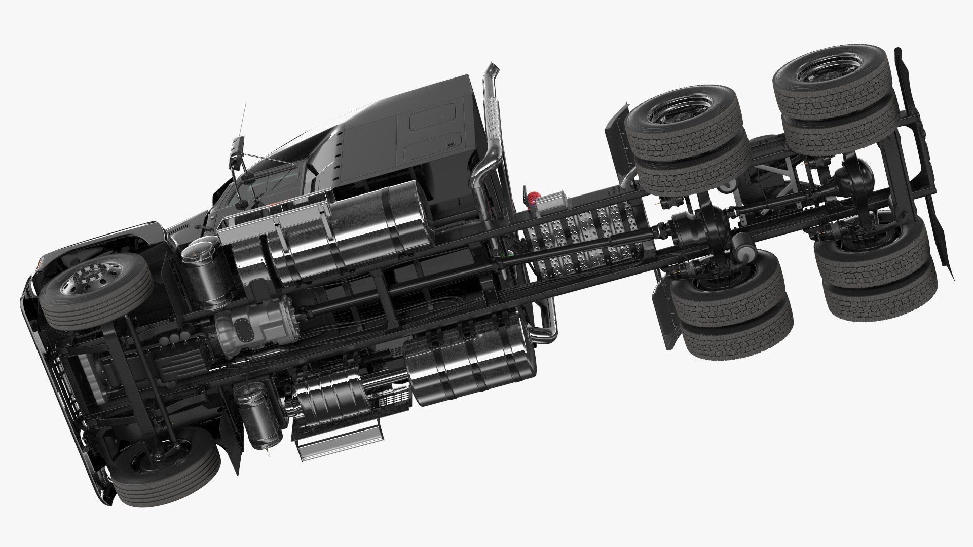 2025 Highway Truck Black 3D Model - TurboSquid 2295978