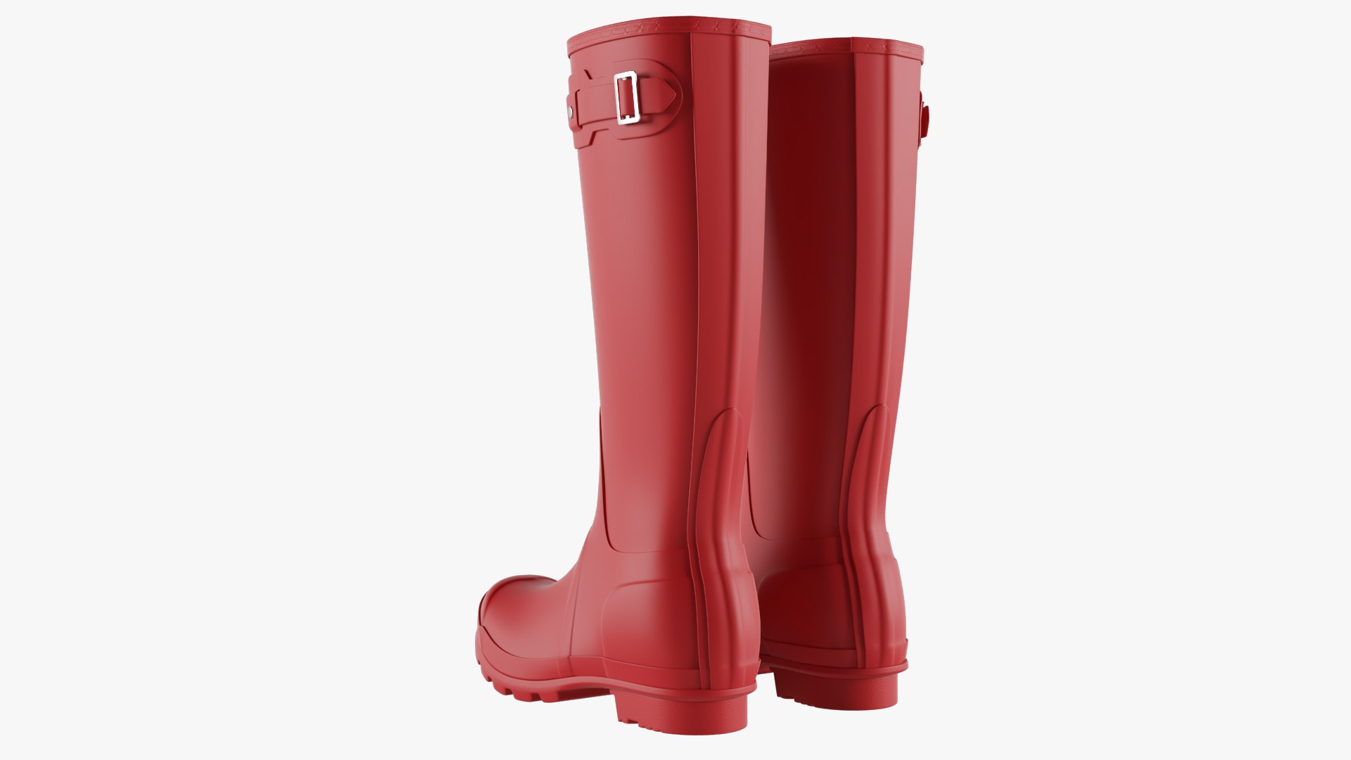 Tall Rain Boots 2 3D Model - TurboSquid 1802538