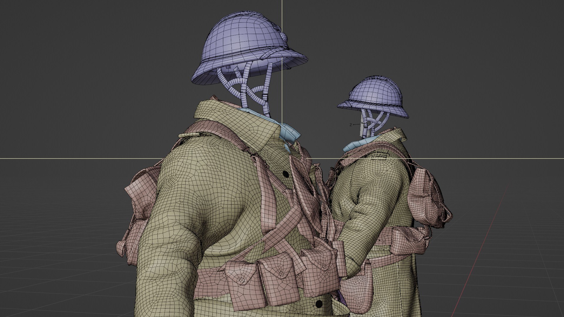 SOLDIER WWI French Rigged 3D Model - TurboSquid 1933903