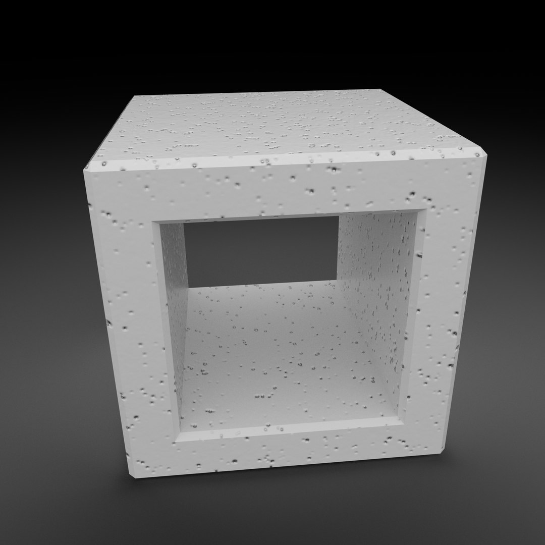 Free 3D Concrete Cube - TurboSquid 1224190