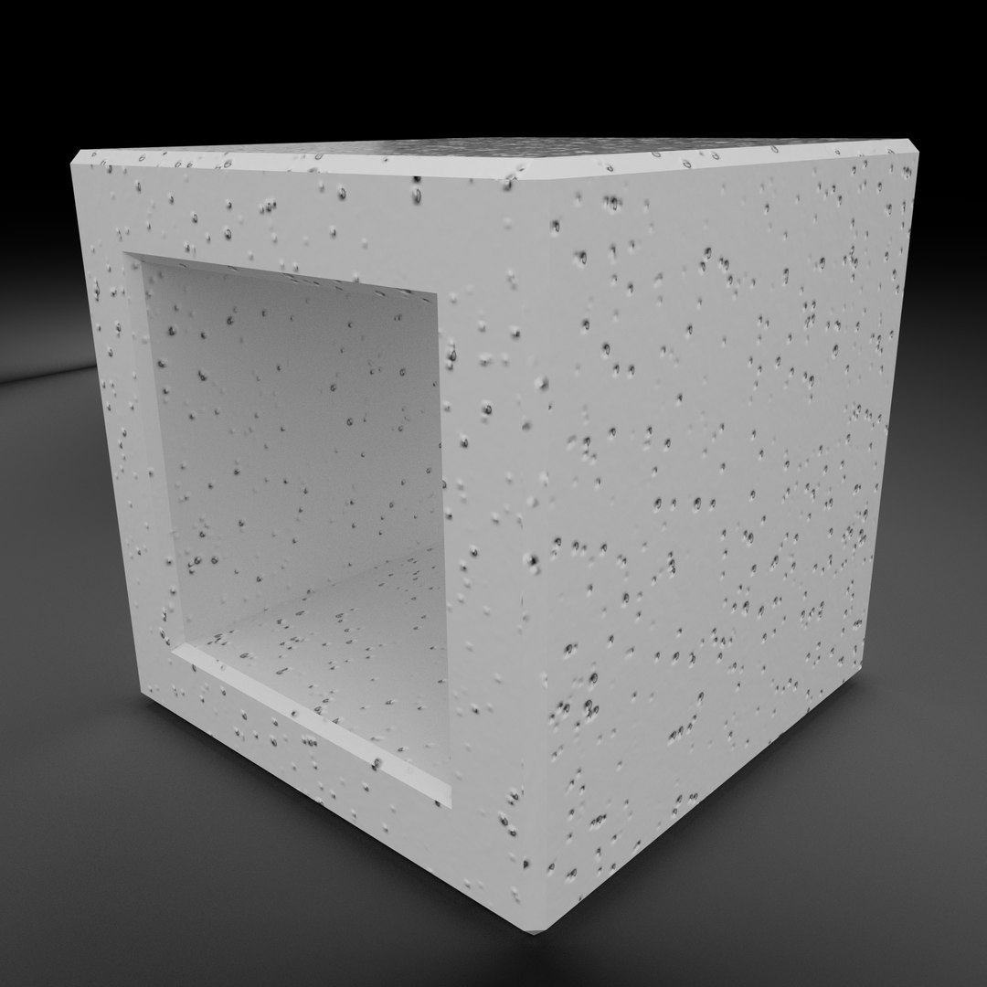 Free 3D Concrete Cube - TurboSquid 1224190