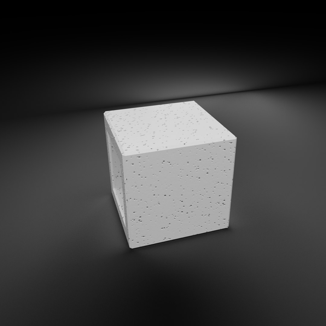 Free 3D Concrete Cube - TurboSquid 1224190