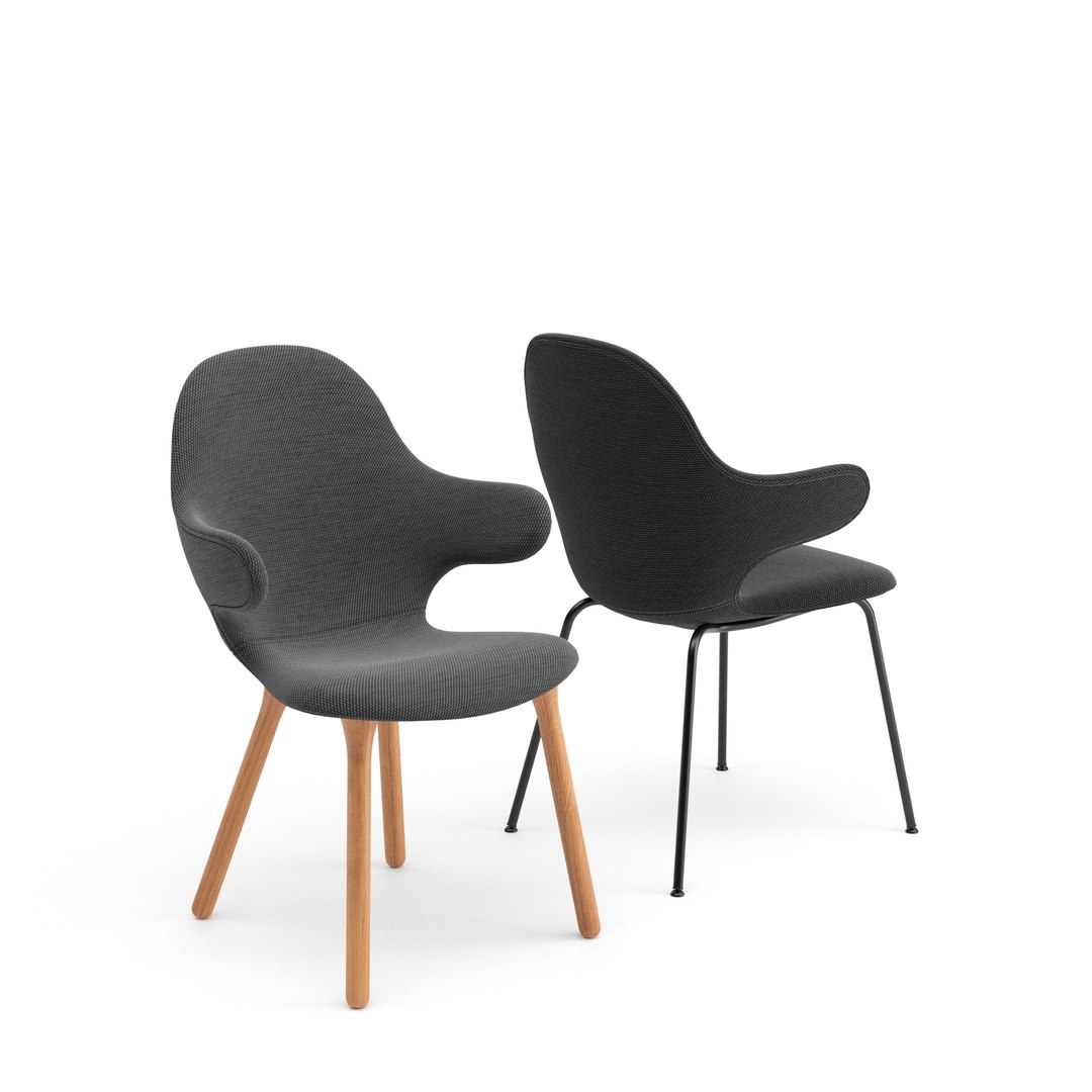 AndTradition Catch Chair JH1 JH15 3D Model - TurboSquid 2460281