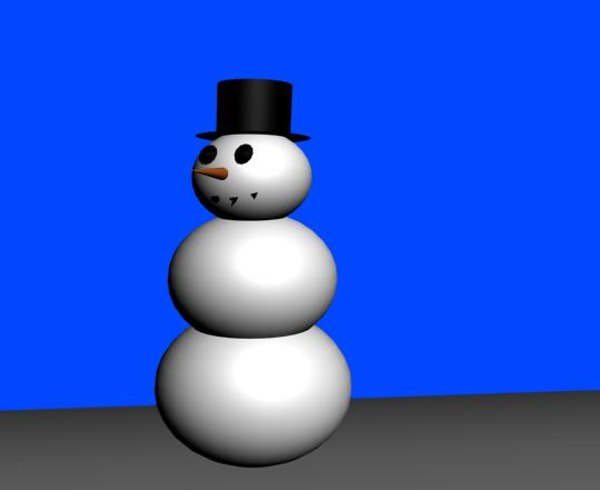 Free Snowman 3D Models for Download | TurboSquid