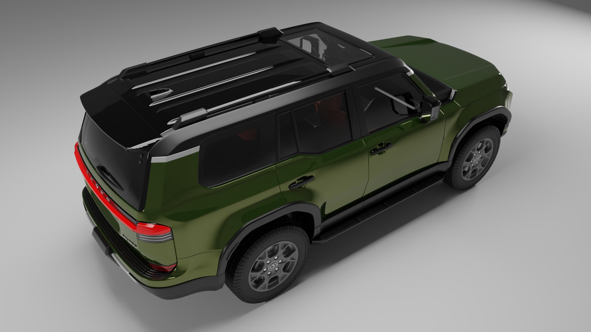 LEXUS GX 550 GREEN 3D Model - TurboSquid 2365250
