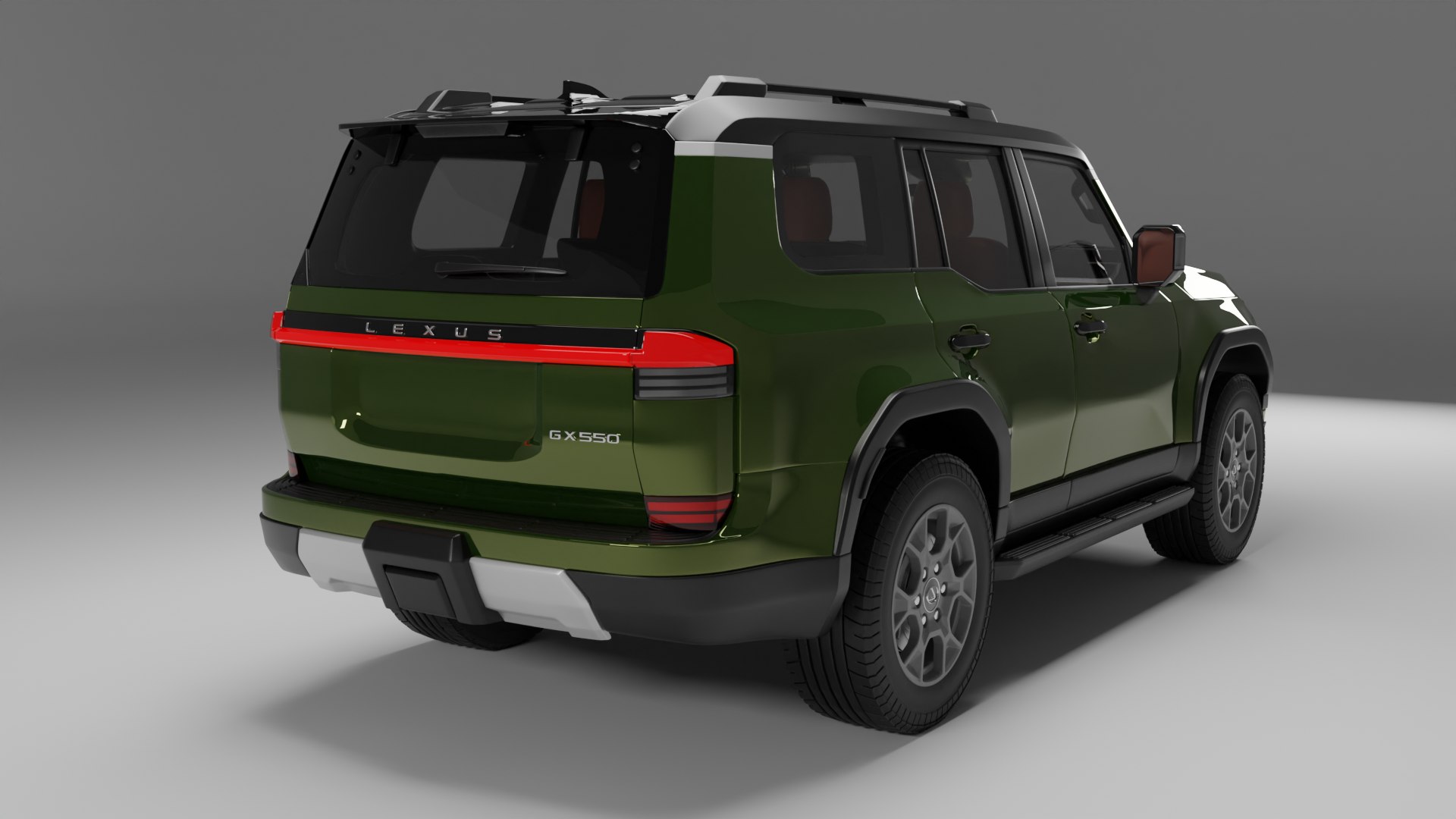 LEXUS GX 550 GREEN 3D Model - TurboSquid 2365250