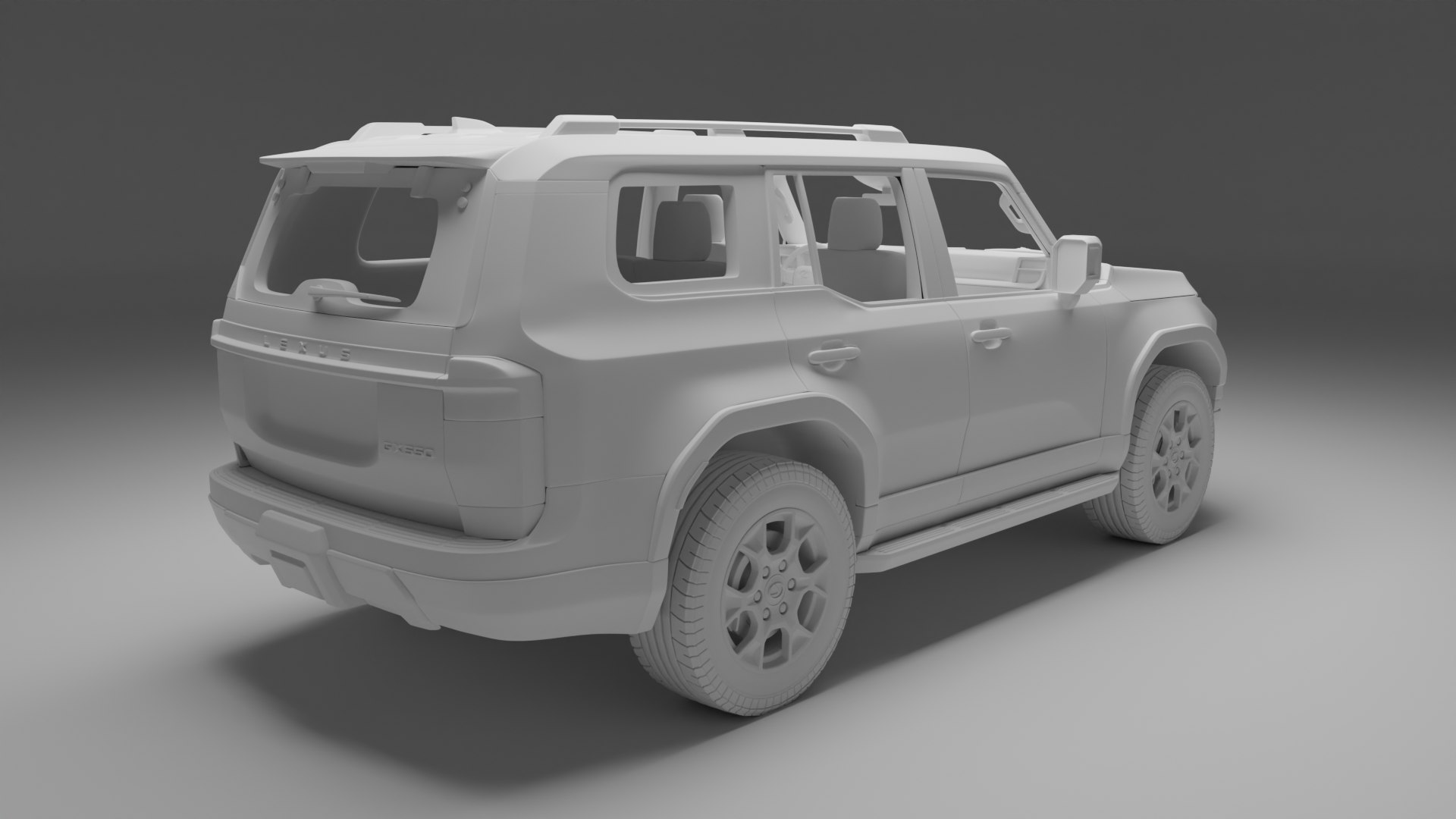 LEXUS GX 550 GREEN 3D Model - TurboSquid 2365250