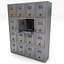 locker metal bank 3d model