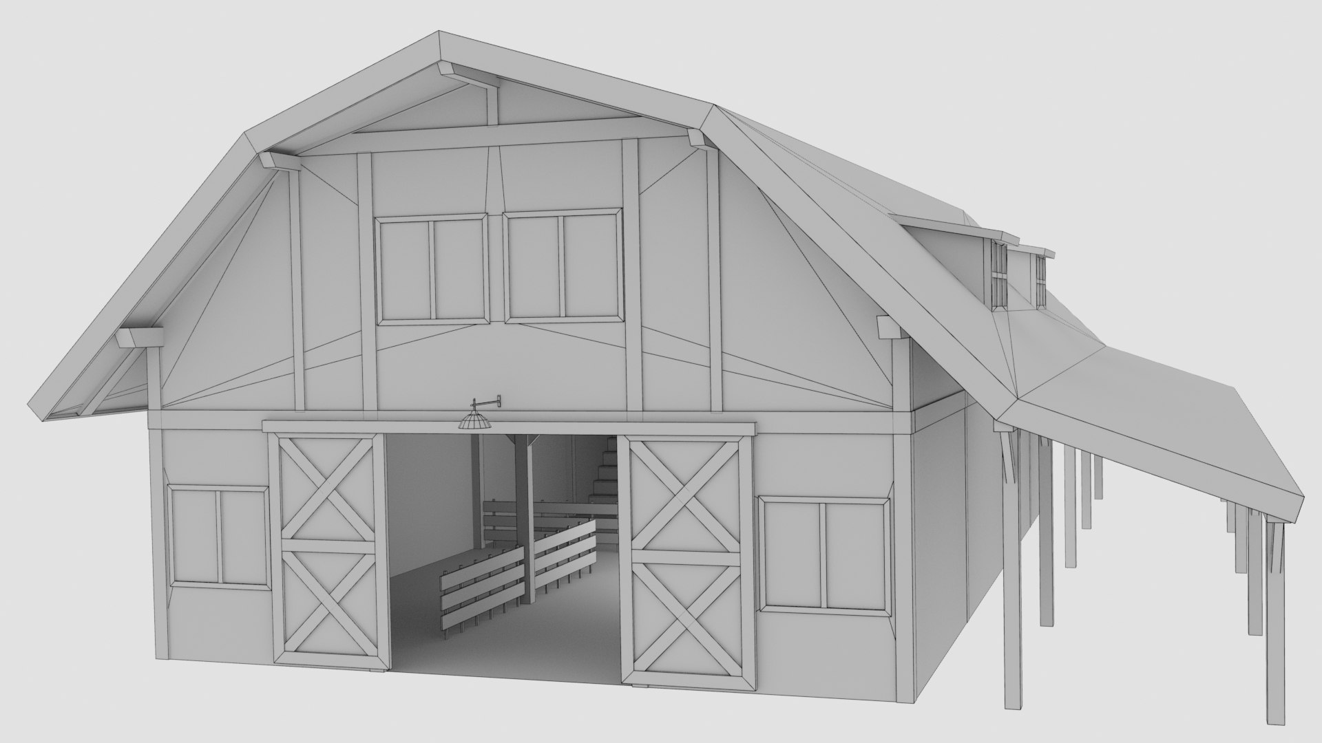 3D Barn - TurboSquid 2207231