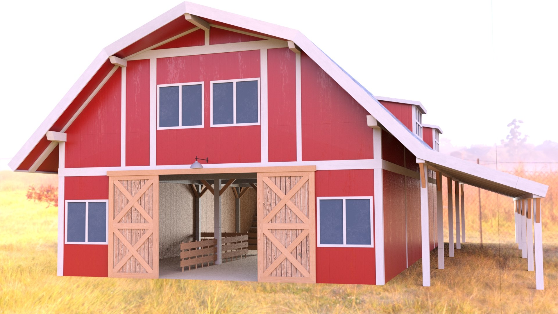 3D Barn - TurboSquid 2207231