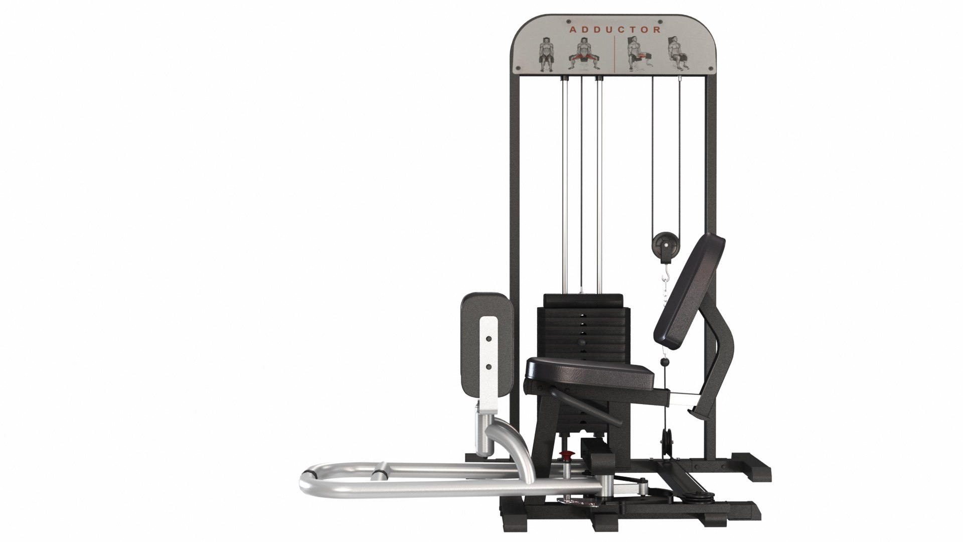 3D GYM Adductor Machine Model - TurboSquid 1926075