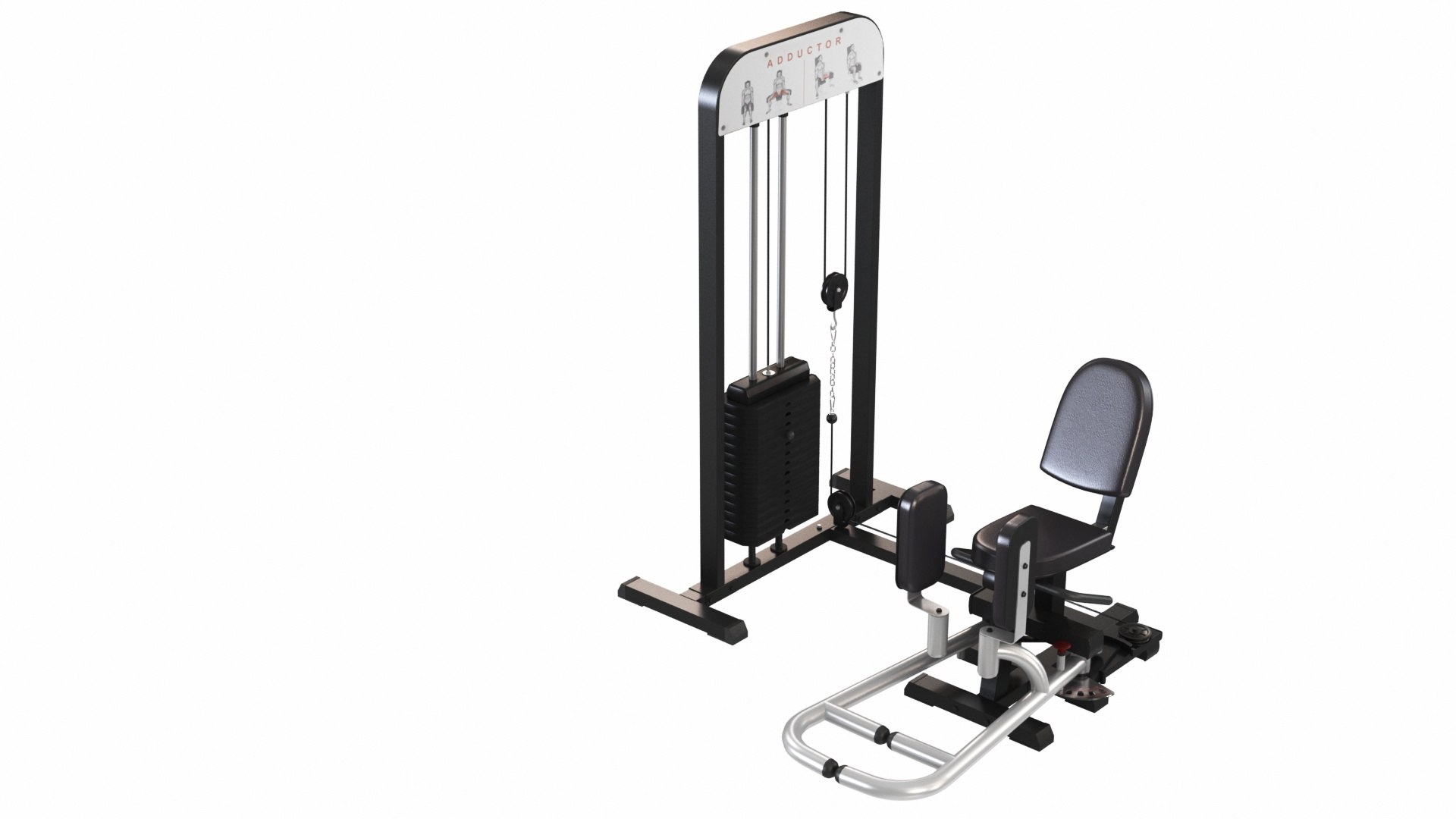 3D GYM Adductor Machine Model - TurboSquid 1926075