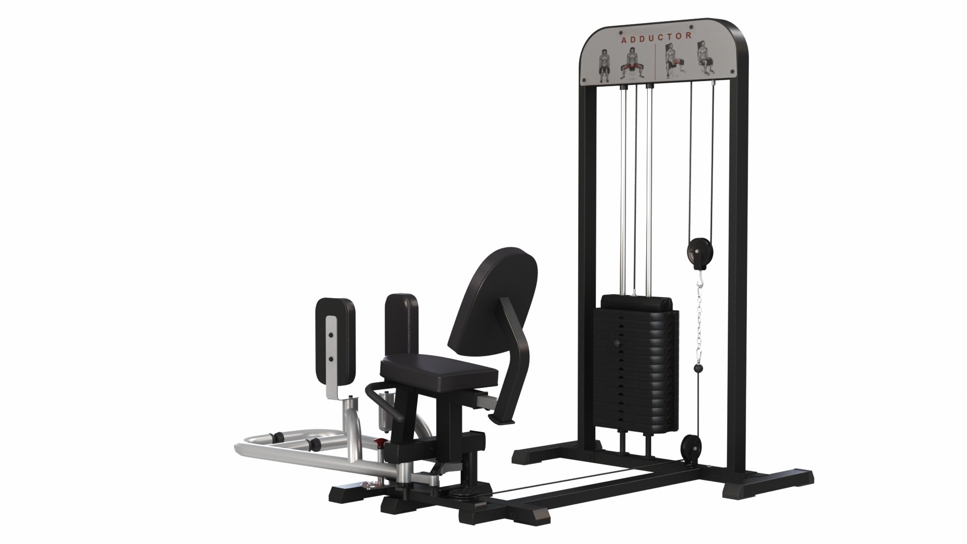 3D GYM Adductor Machine Model - TurboSquid 1926075