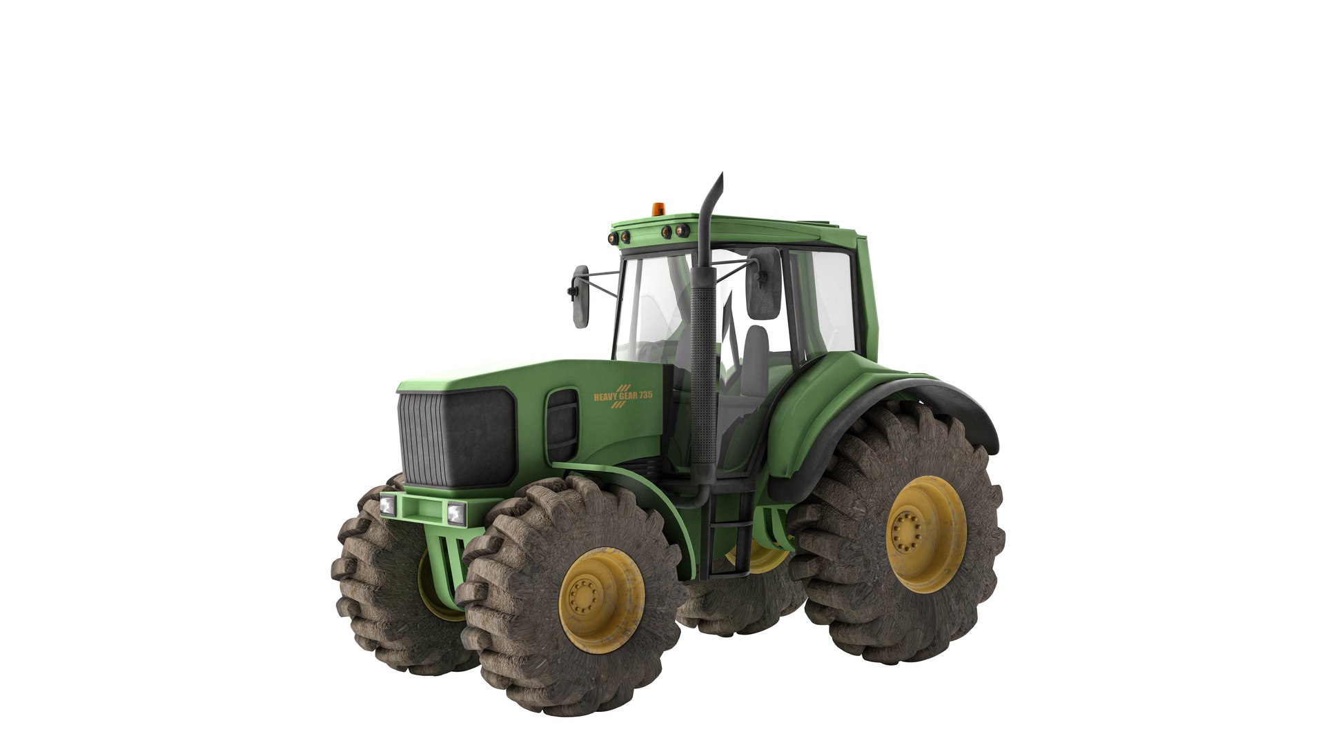 3D Farm Tractor 02 - TurboSquid 2224418