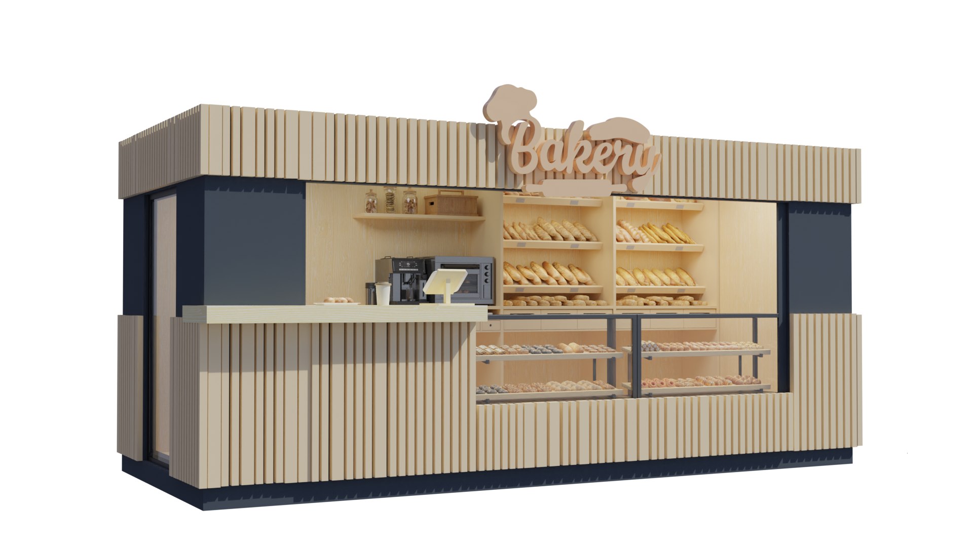 Bakery Point Europe 01 3D Model - TurboSquid 2215515
