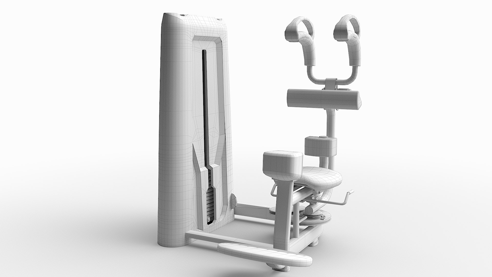 Generic Rotary Torso Machine 3D Model - TurboSquid 2073437