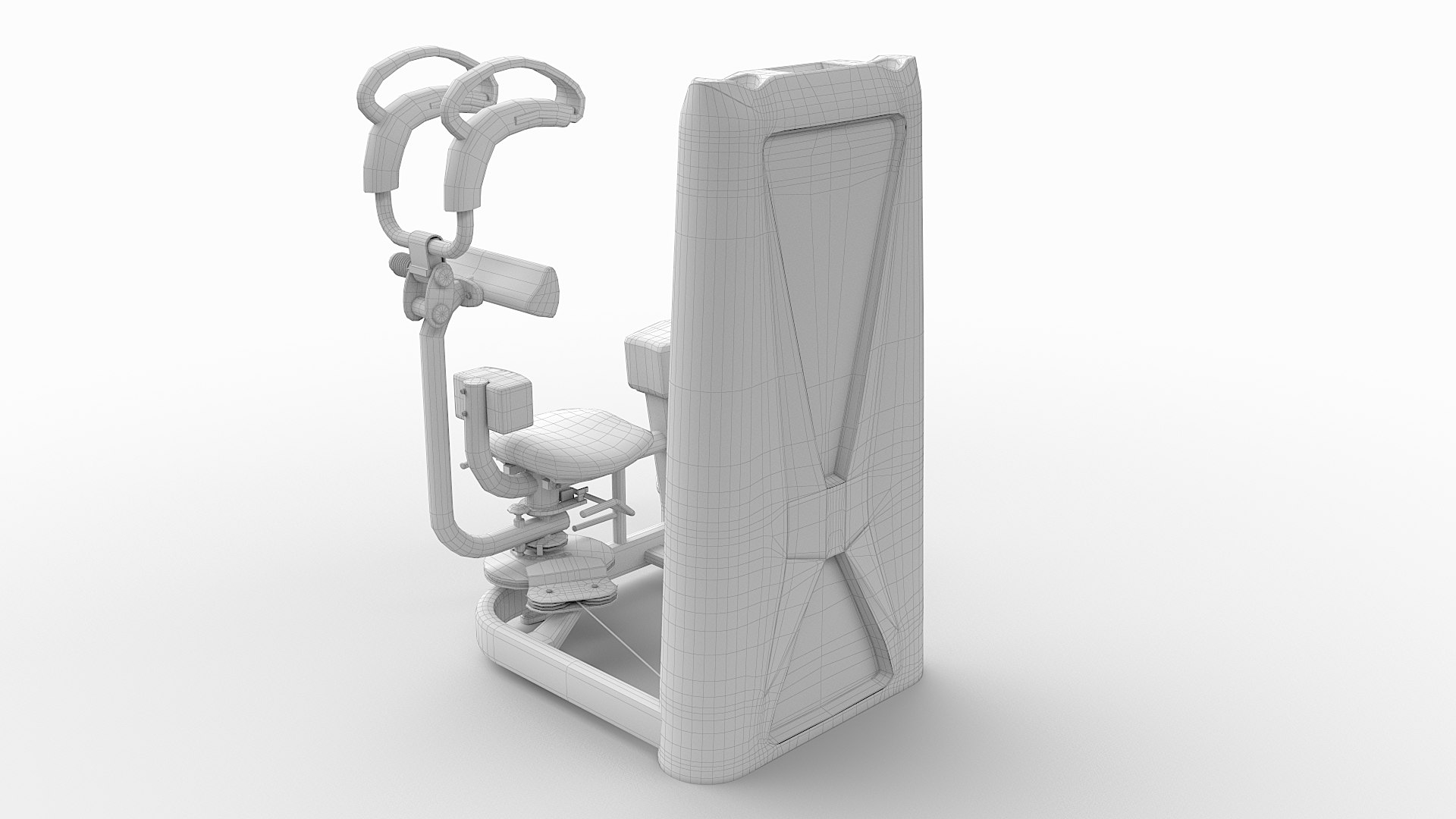 Generic Rotary Torso Machine 3D Model - TurboSquid 2073437