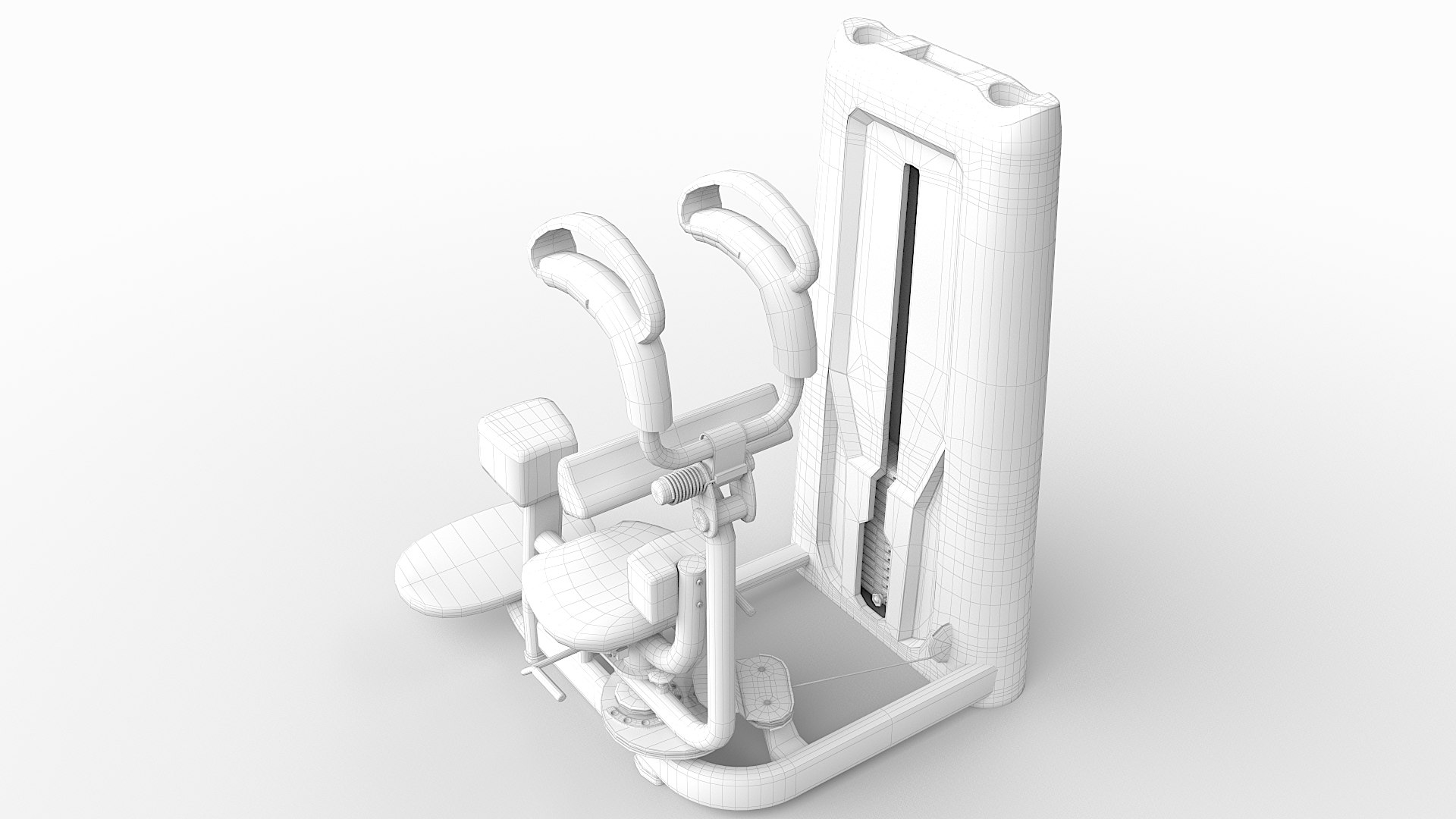 Generic Rotary Torso Machine 3D Model - TurboSquid 2073437