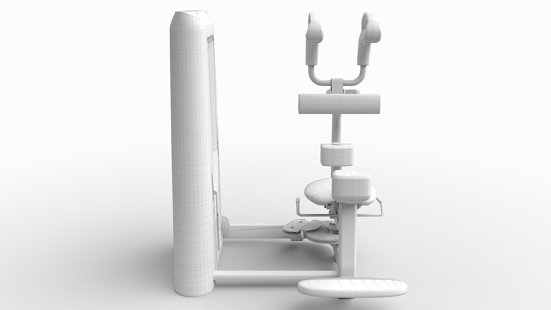 Generic Rotary Torso Machine 3D Model - TurboSquid 2073437