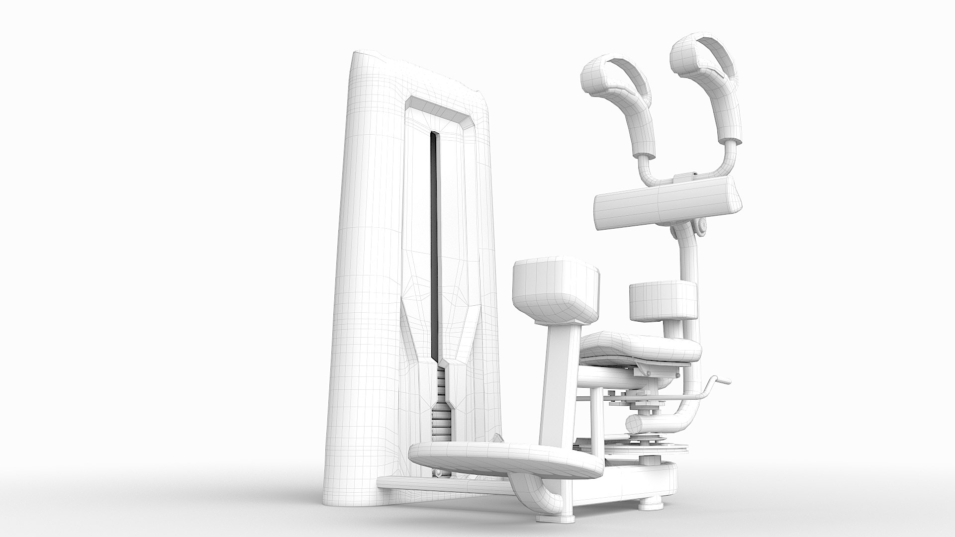Generic Rotary Torso Machine 3D Model - TurboSquid 2073437