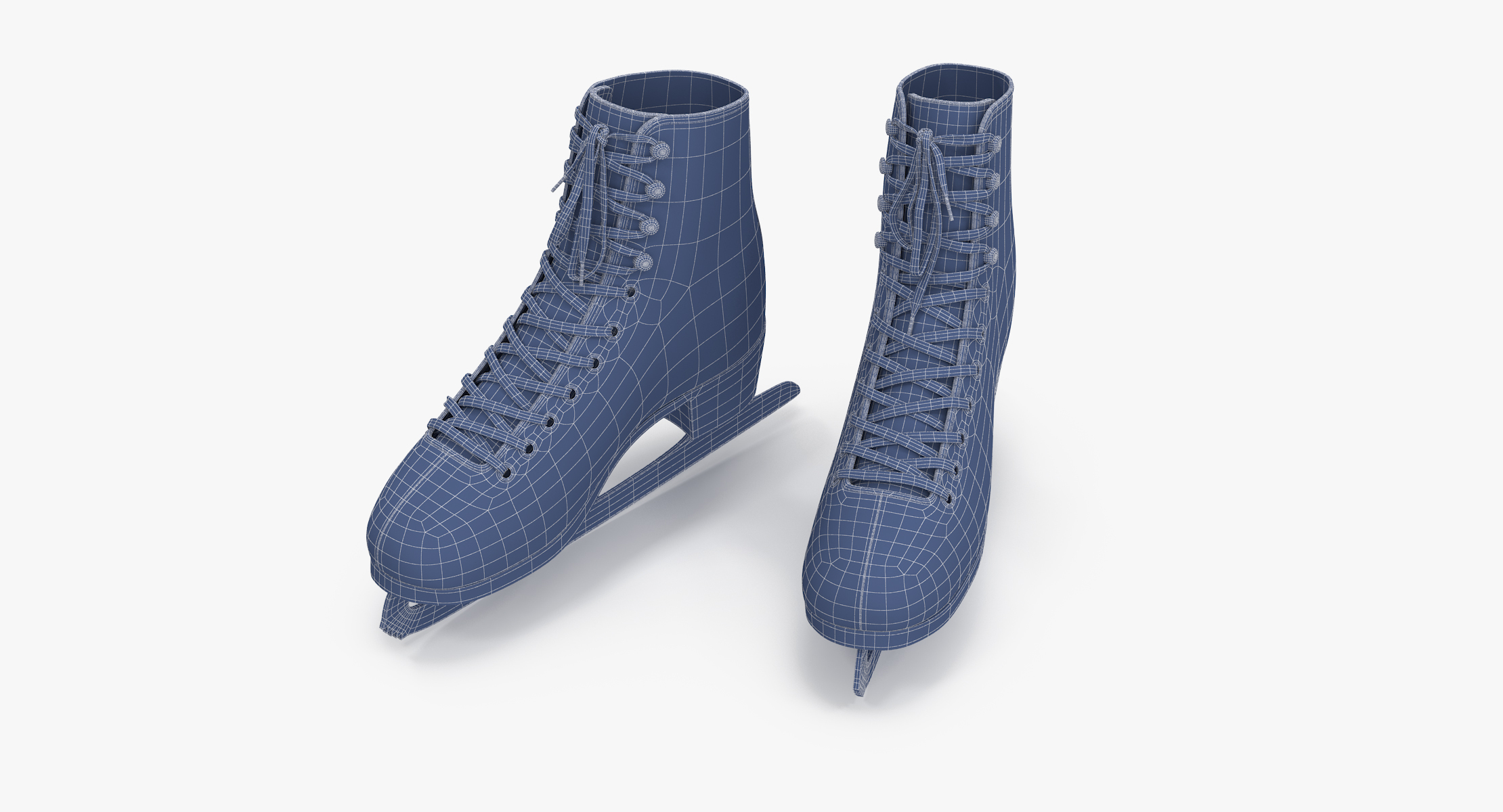ice skates 3d model