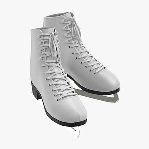 3d model of ice skates