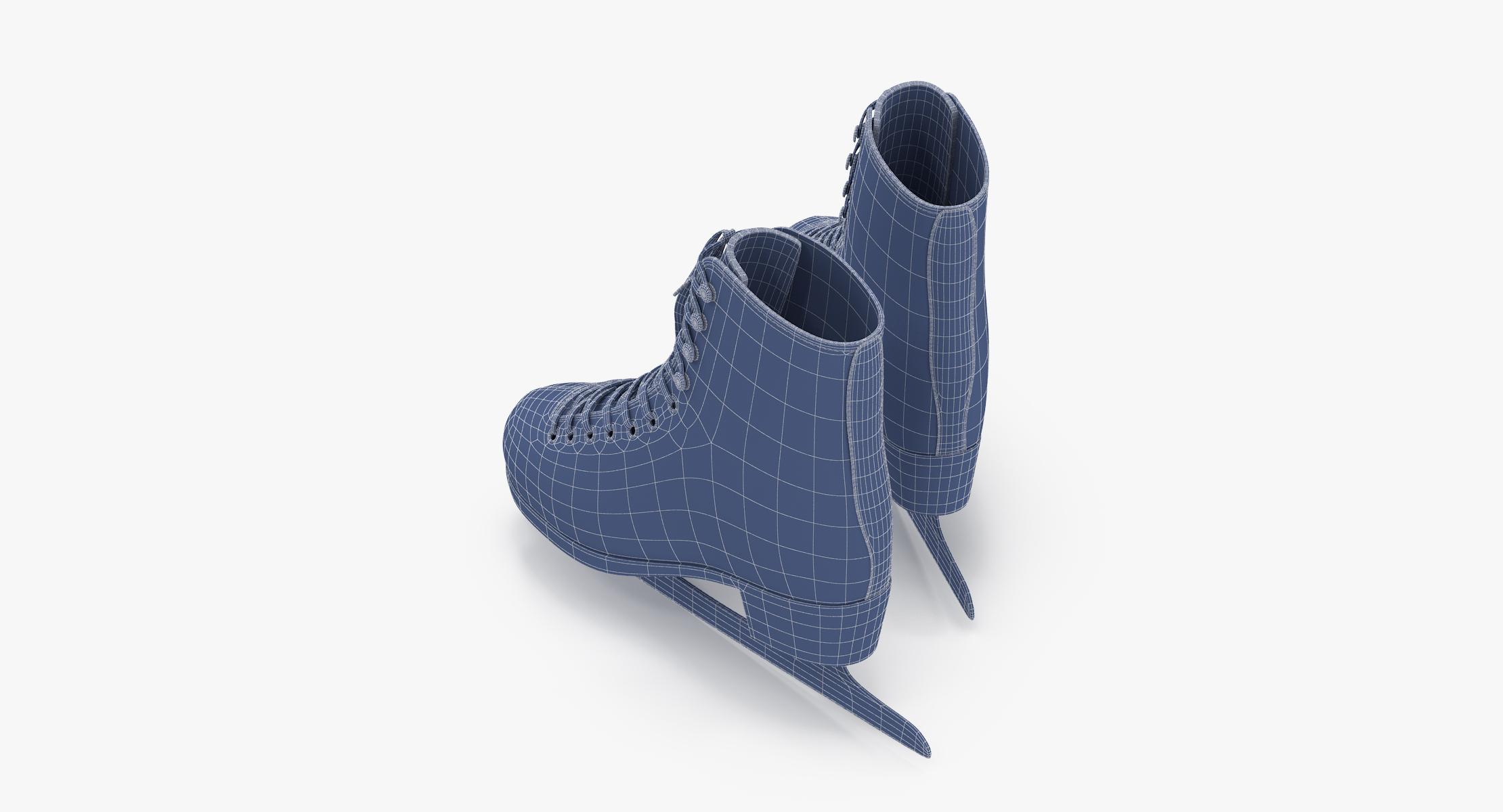 ice skates 3d model