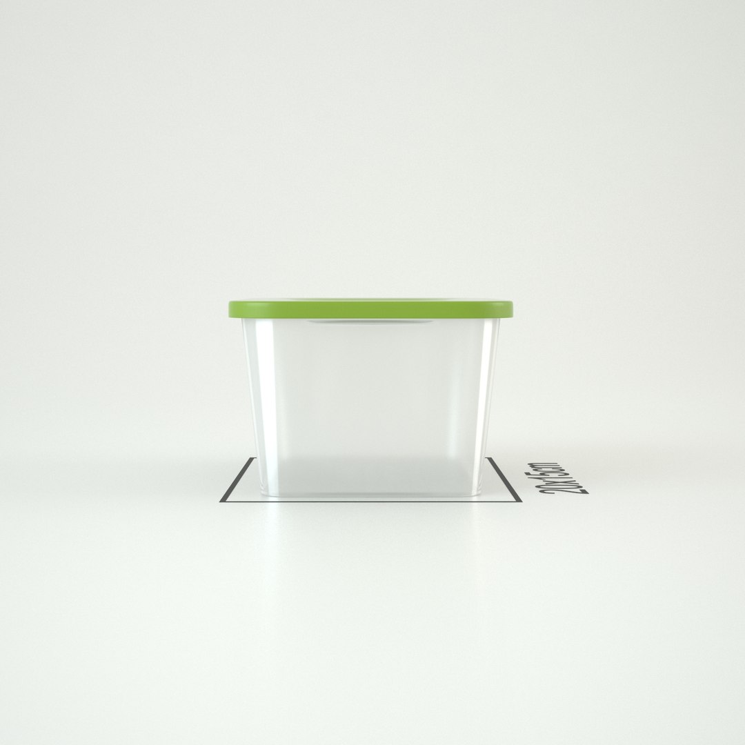 plastic boxes 3d model