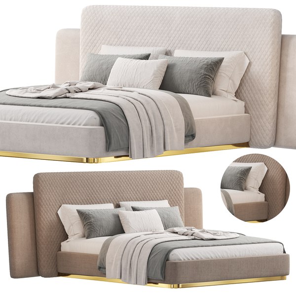 modelo 3d CAMA SHEILA - TurboSquid 2214710