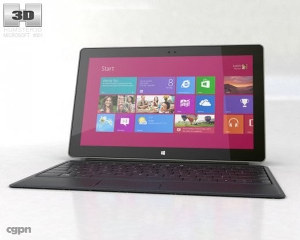 cover microsoft surface 3d model