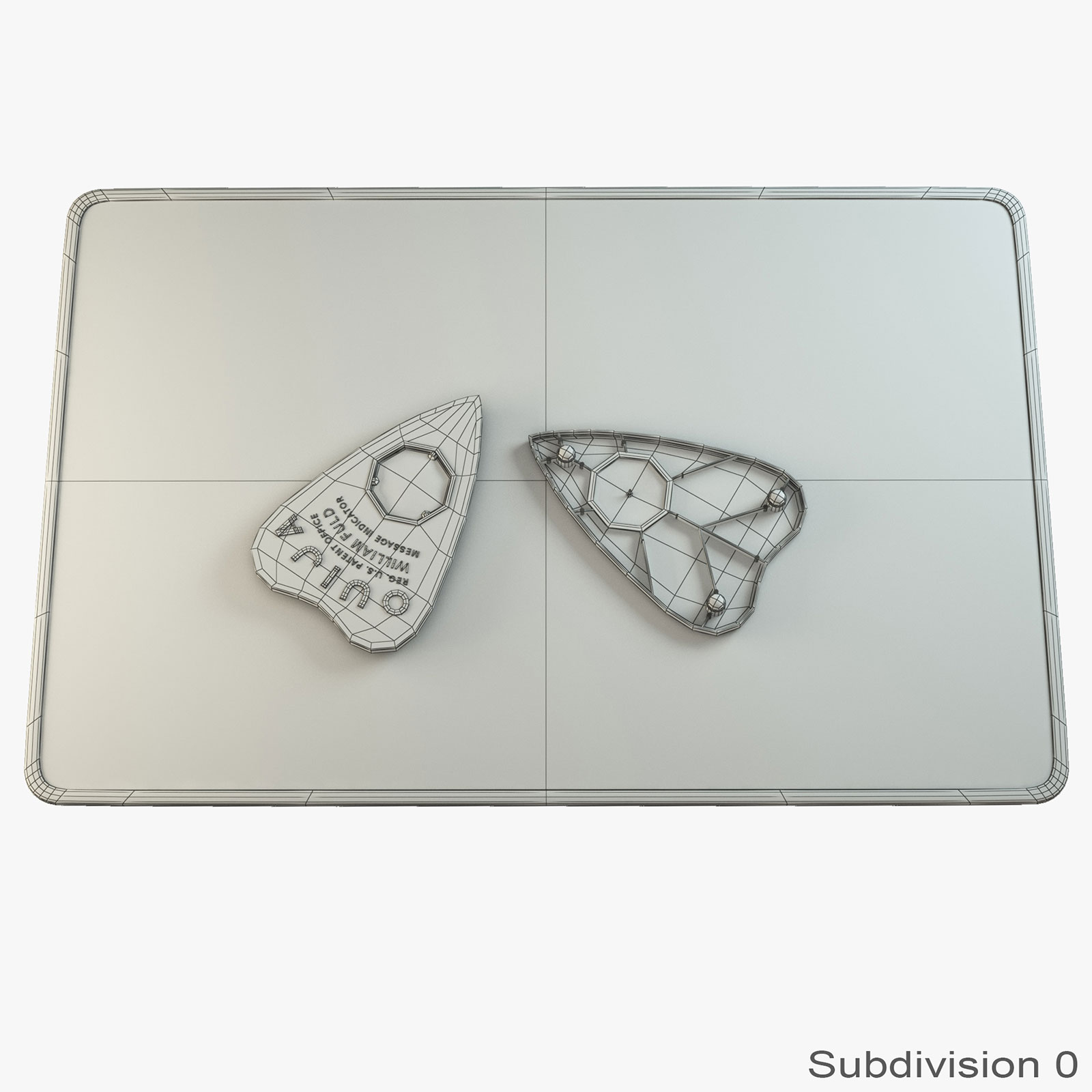 ouija board 3d model
