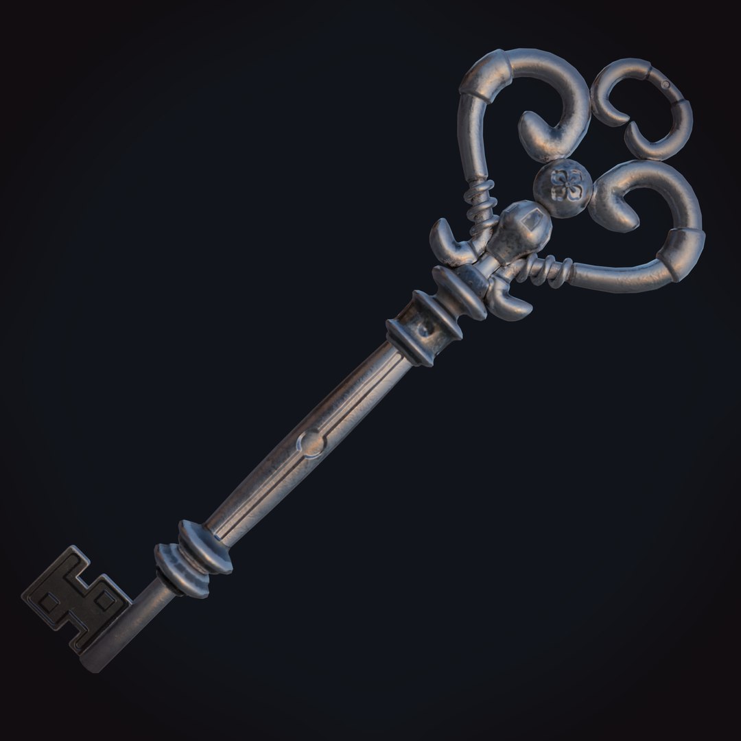 3D Model Medieval Fancy Key 4 - TurboSquid 1365897