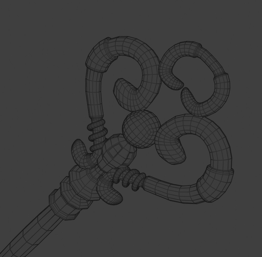 3D Model Medieval Fancy Key 4 - TurboSquid 1365897