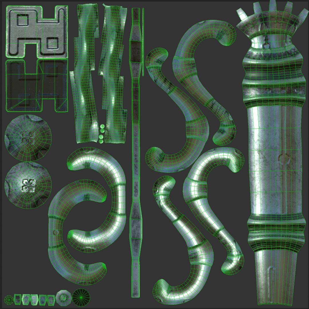 3D Model Medieval Fancy Key 4 - TurboSquid 1365897