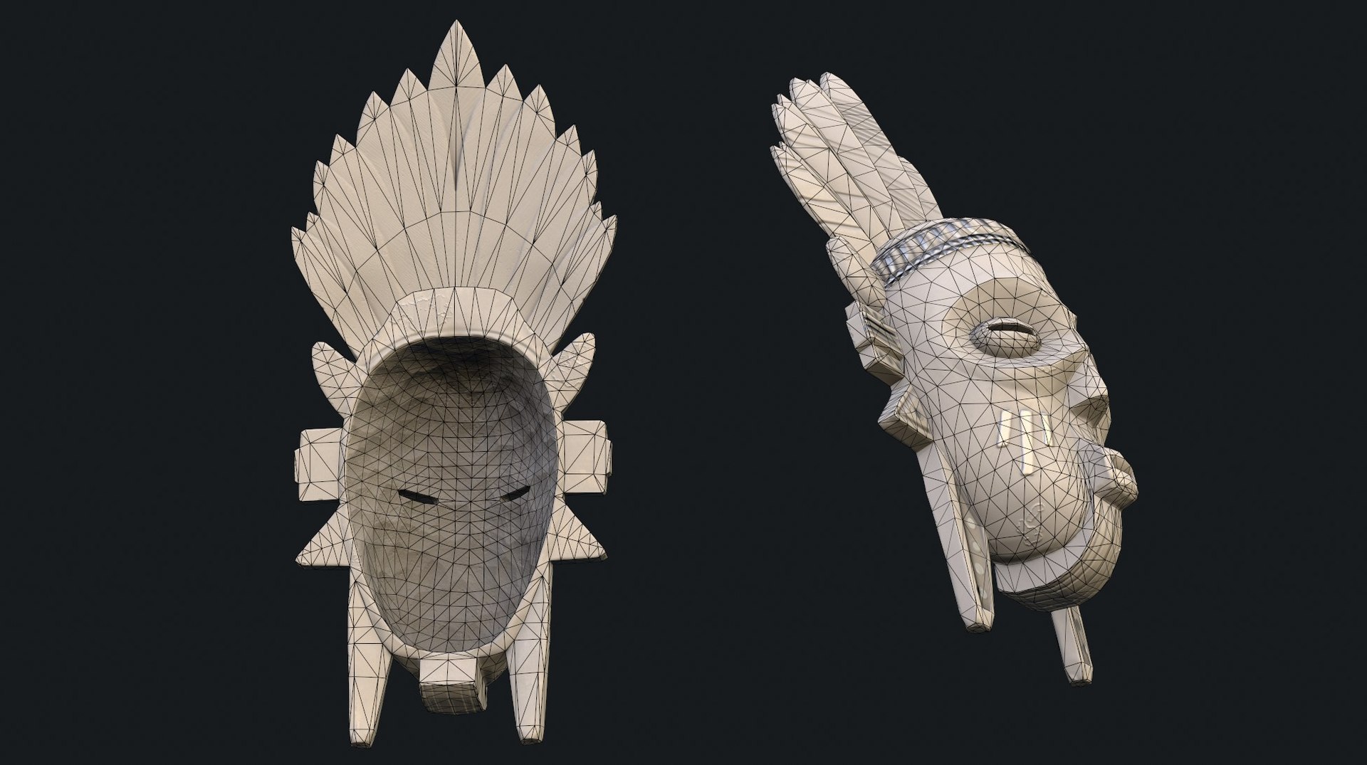 African Mask Collection 3D Model - TurboSquid 2163558