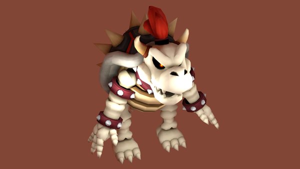 modelo 3d BOWSER SECO - PBR - RIGGED - TurboSquid 1726582