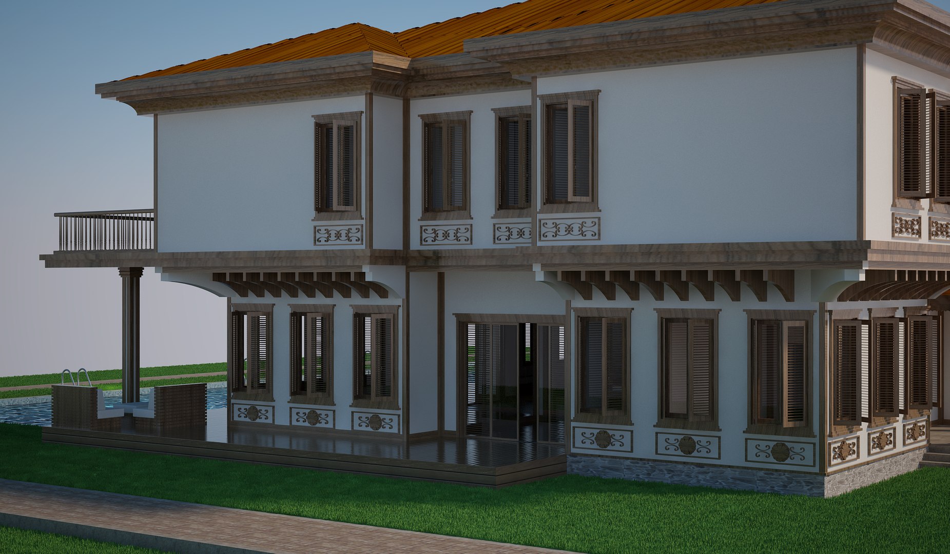 3D Modern Turkish House - TurboSquid 1185562