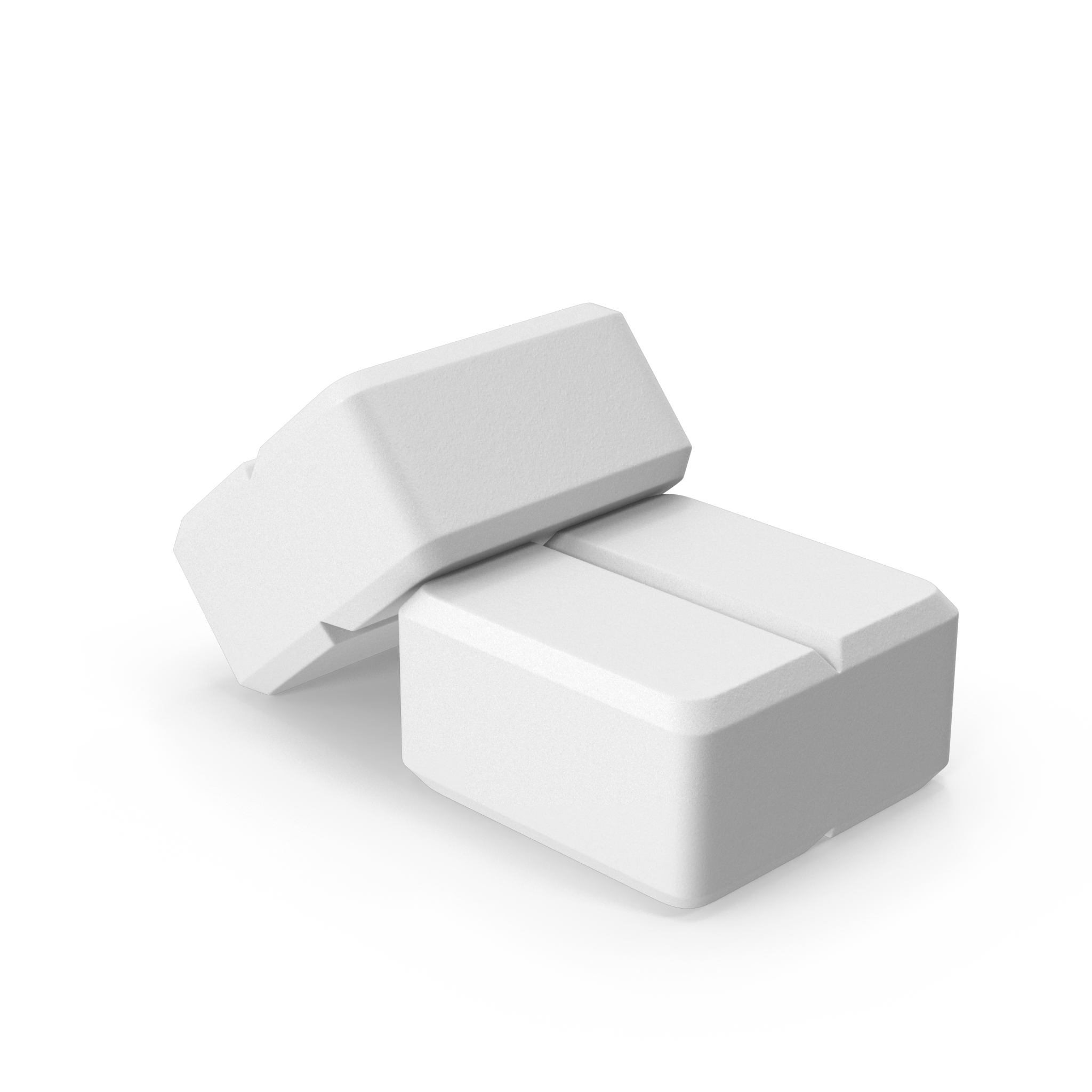 3D Square Pills model - TurboSquid 1925824