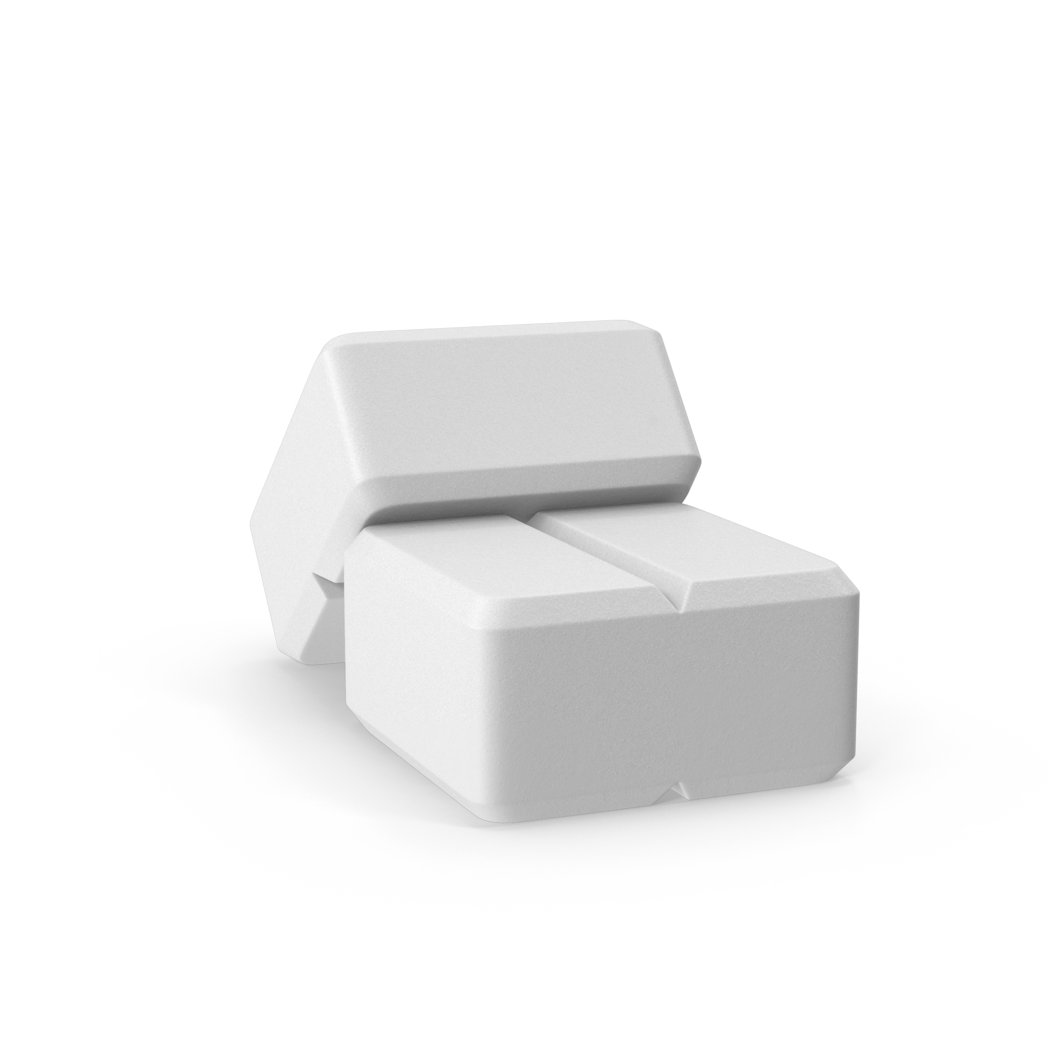 3D Square Pills model - TurboSquid 1925824