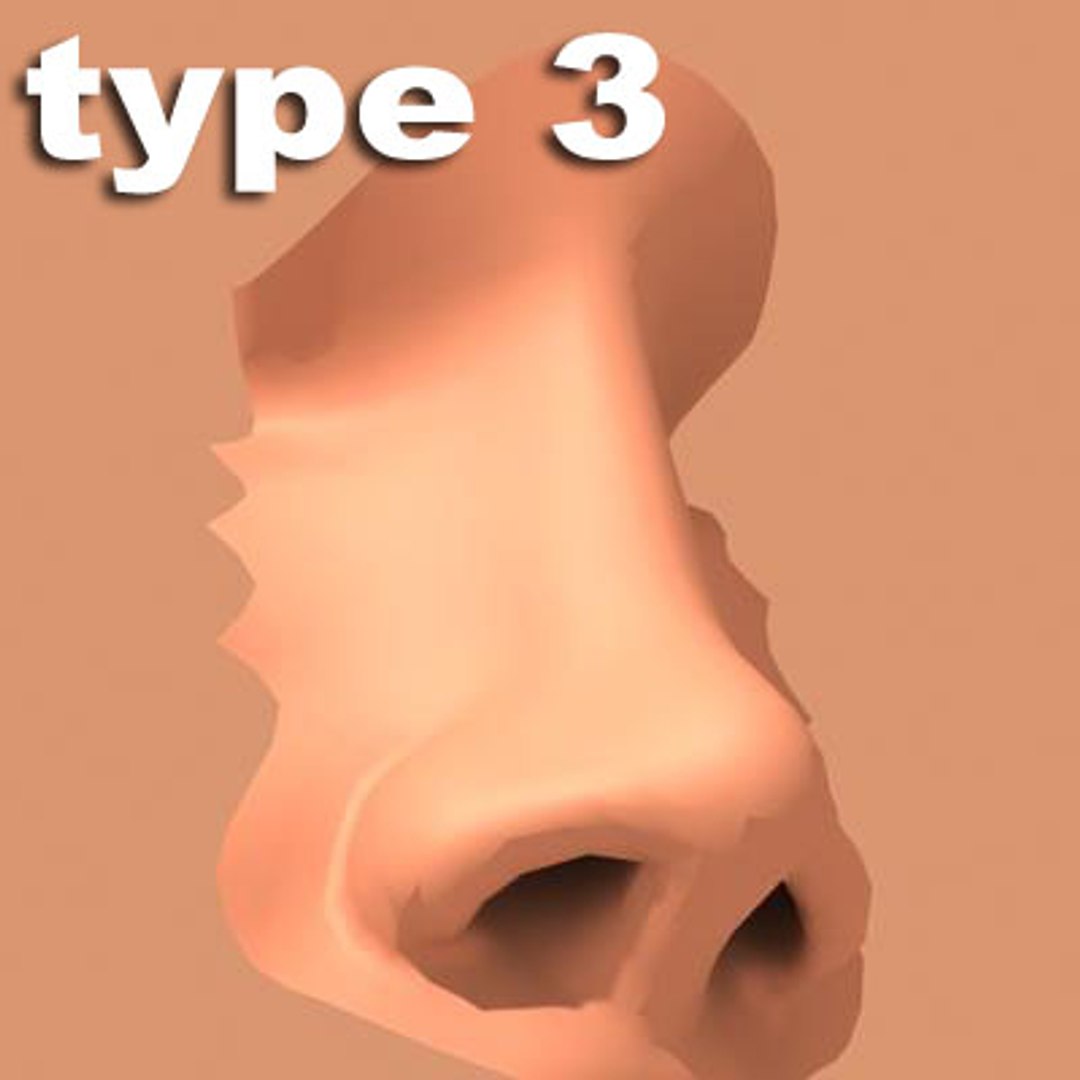 Set 6 Noses 3d 3ds