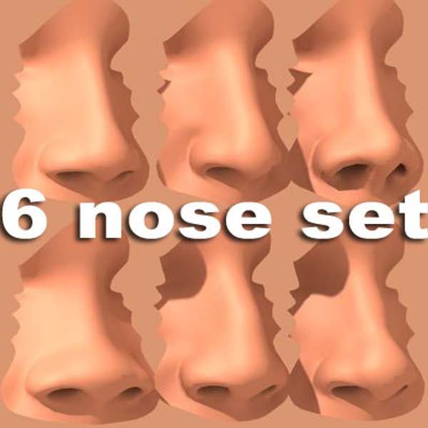 3D Nose Models | TurboSquid