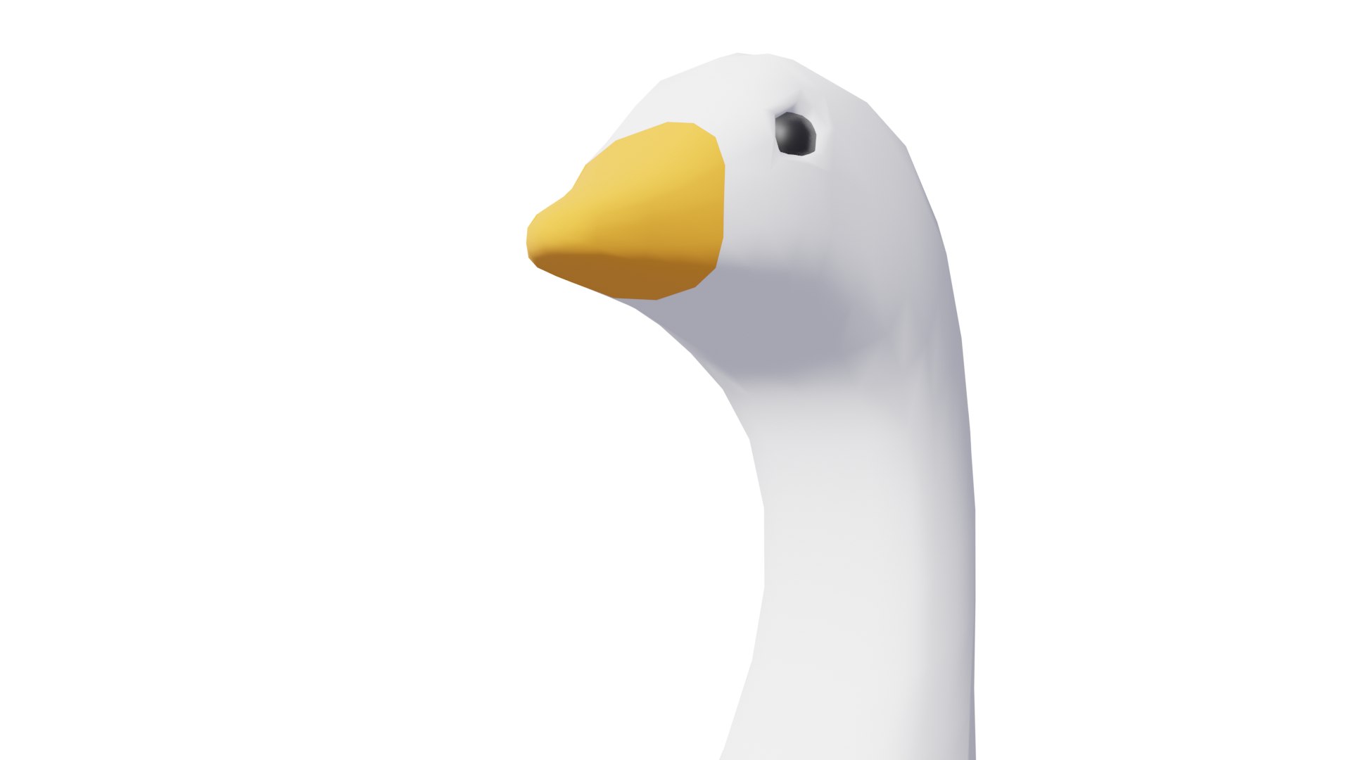 Goose - Lowpoly Rigged And Cartoon 3D Model - TurboSquid 1848959